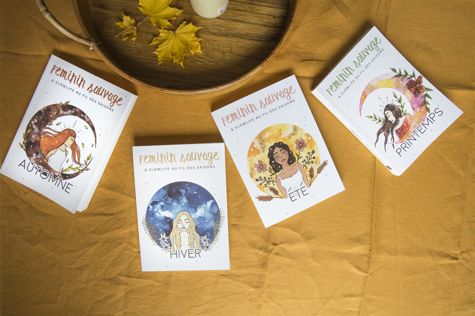 Coffret de 4 livres - Saisons Printemps, Été, Automne & Hiver
