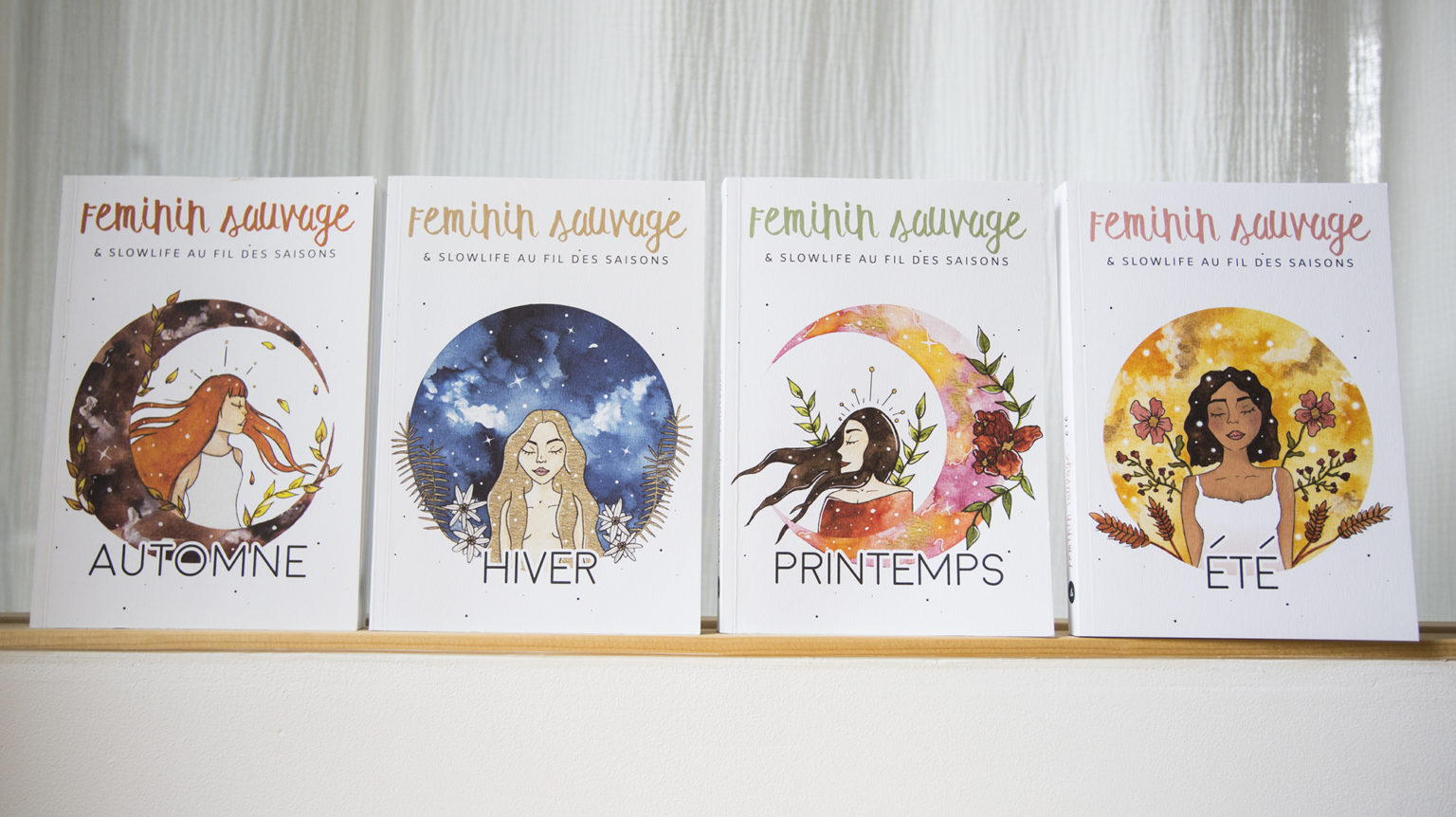 Coffret de 4 livres - Saisons Printemps, Été, Automne & Hiver