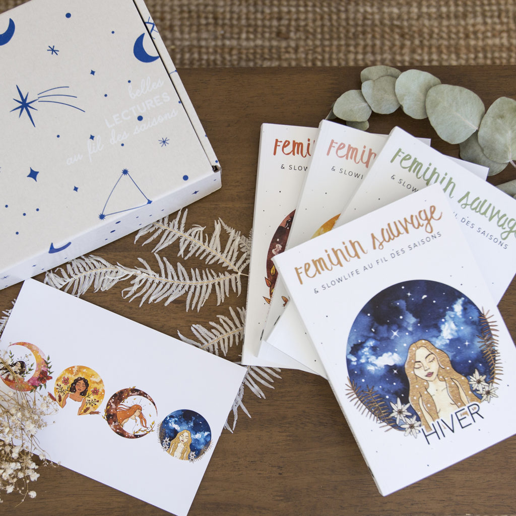 Coffret de 4 livres - Saisons Printemps, Été, Automne & Hiver